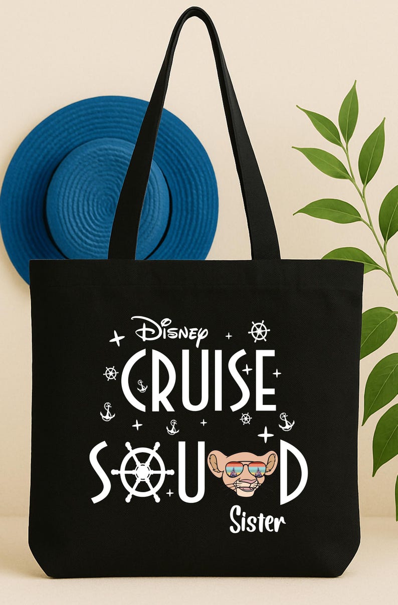 Disney Cruise Squad 2026 Tote Bag, Custom All Characters Totes, Mickey ...