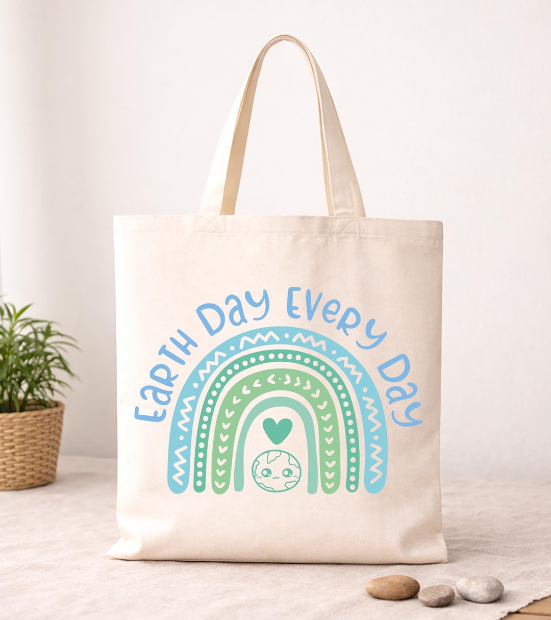 Earth Day Every Day Tote Bag, Eco Friendly Totes, Save the Planet ...