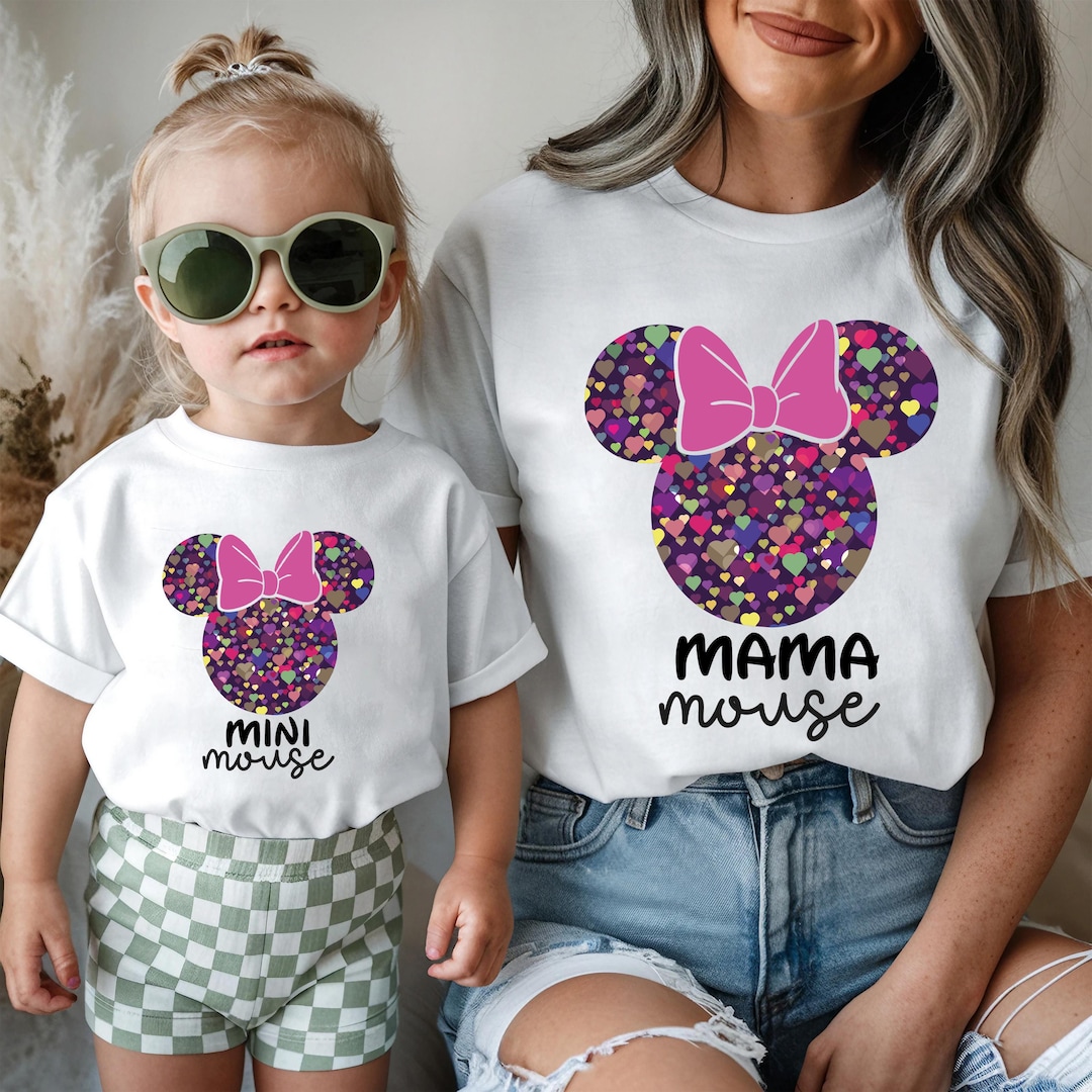 Mama Mini Mouse Shirt, Disney Mom Daughter T-shirt, Mother's Day Trip ...