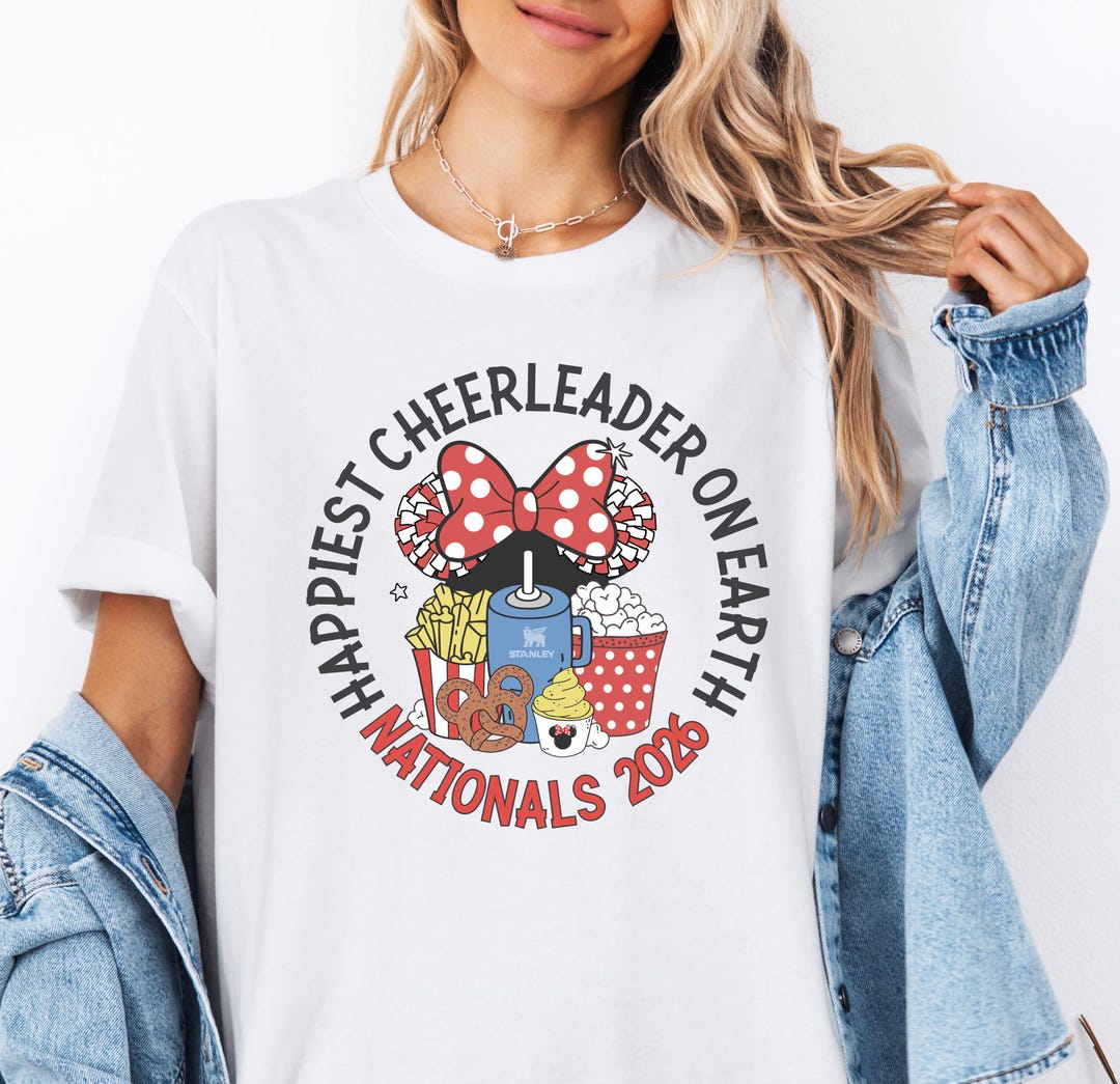 Minnie Cheer Shirt, Disney Cheerleading Worlds 2026 Sweatshirt ...