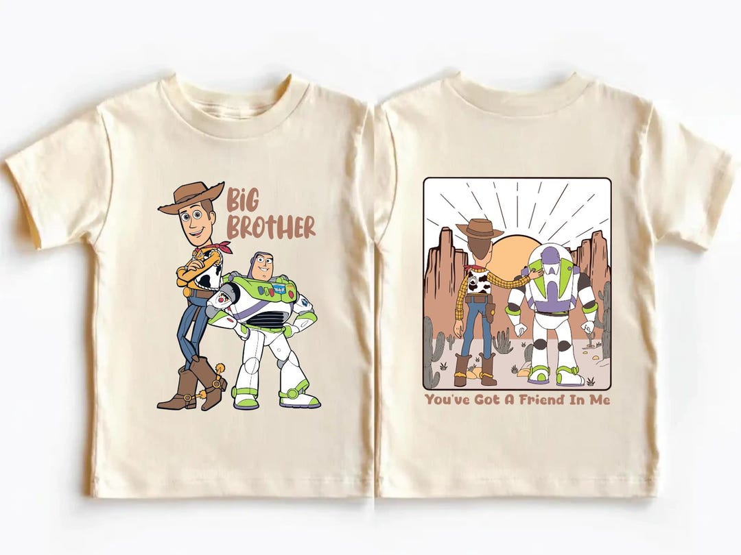 Toy Story Brothers Shirt, Disney Big and Little Brother Matching Tee ...