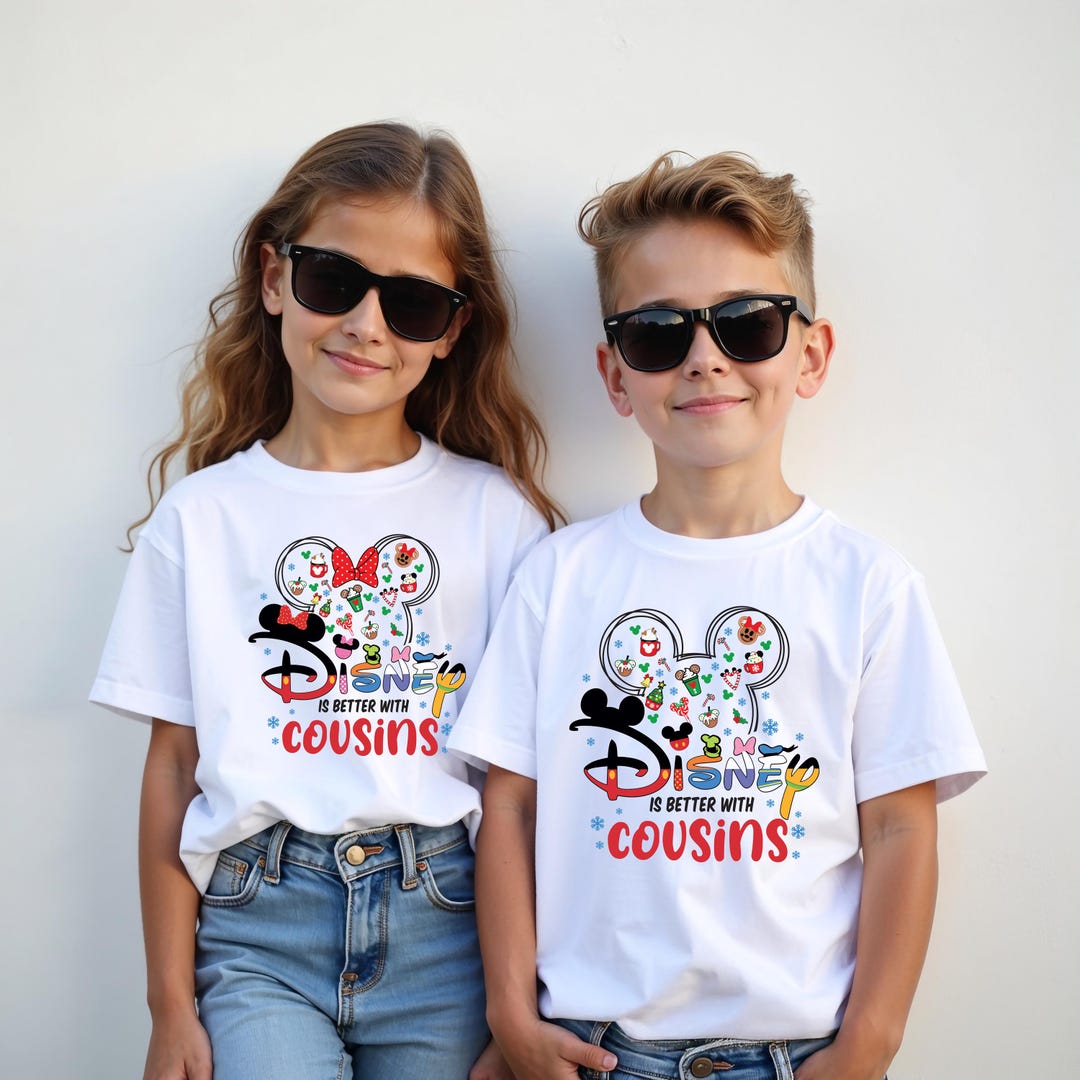 Disney Christmas Cousins Shirts, Mickey Minnie Cousin Crew Tee, XMAS ...