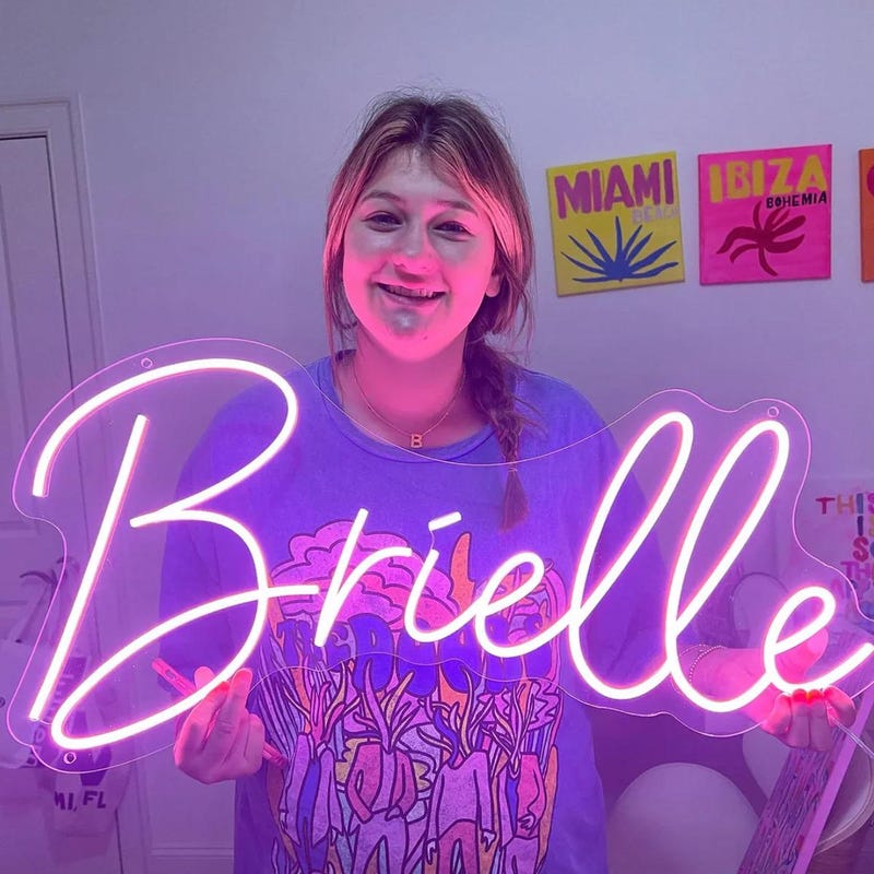 Neon Name Sign - Etsy