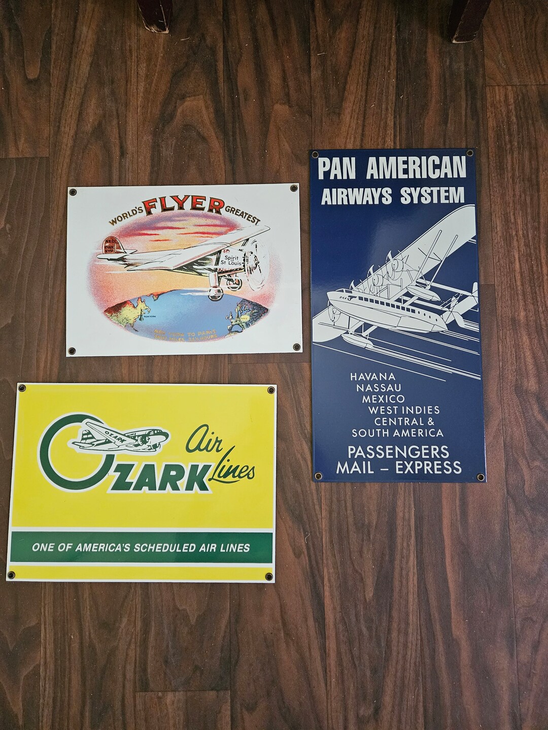 Lot of 3, Porcelain, Advertising, Signs, Ande Rooney, Collectible ...