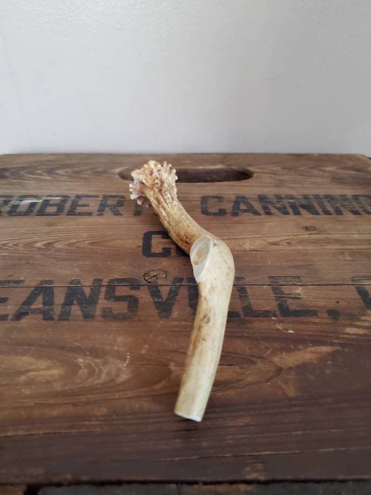 Antler/stag, Handmade, Smoking Pipe, New, One of a Kind, Gift, Hunter ...