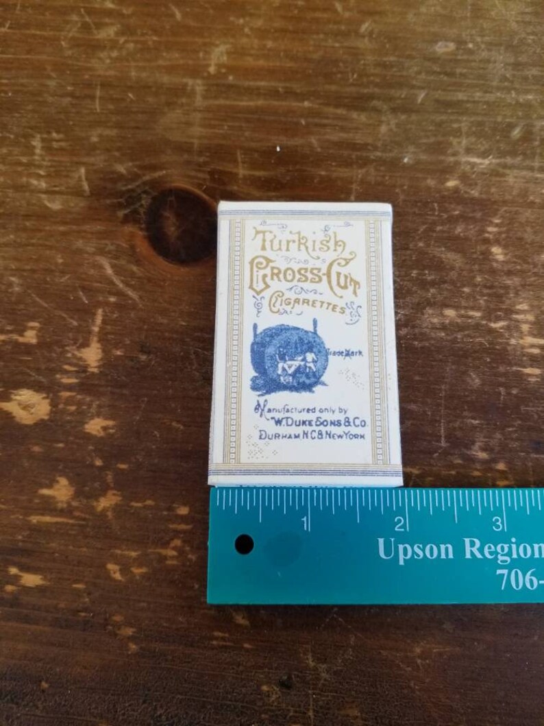 Vintage Turkish Cross Cut Cigarette Box Manufactured by W. - Etsy