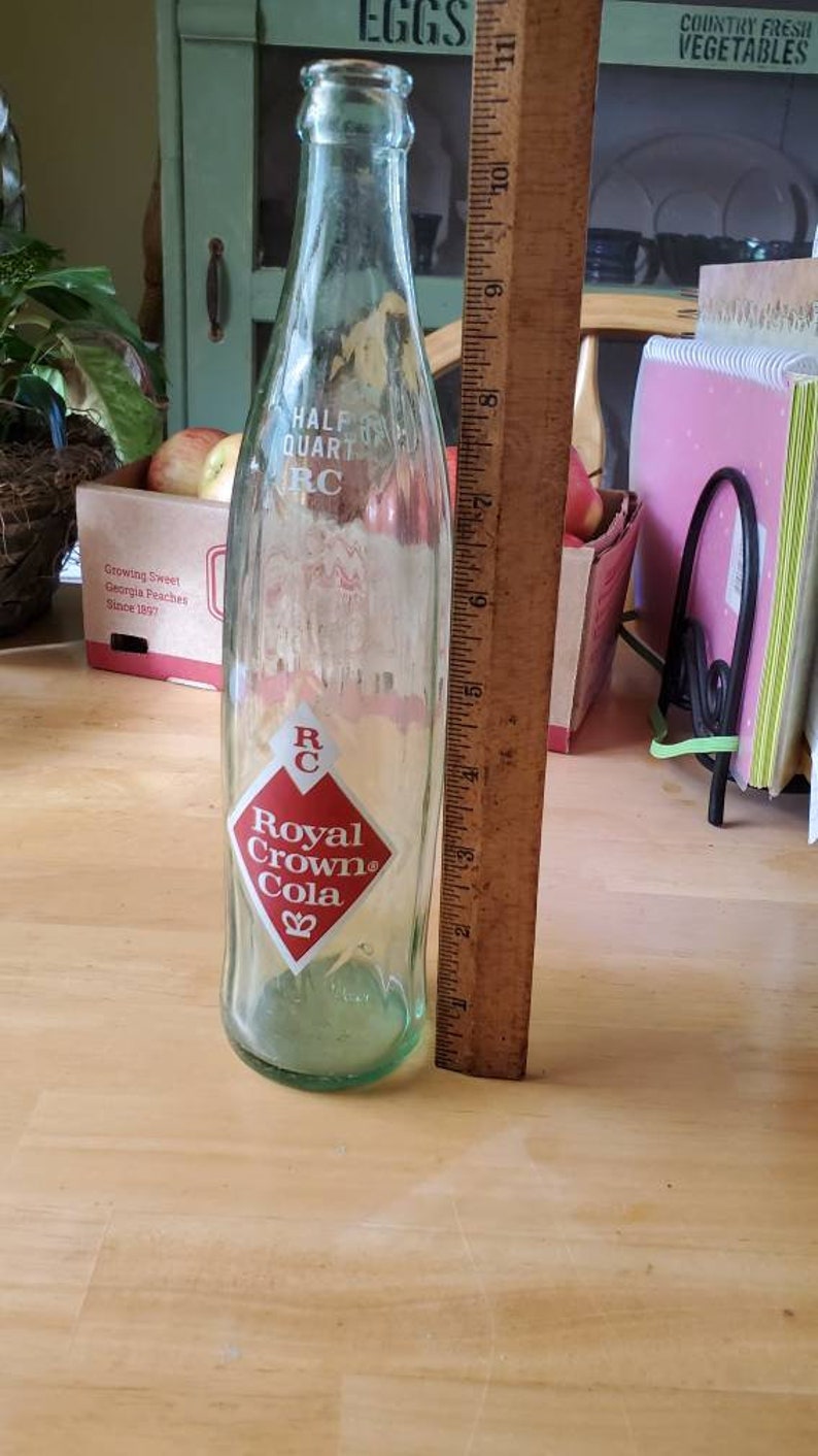 RC Royal Crown Cola Bottle Half Quart 16 FL Oz. 1 Pint - Etsy