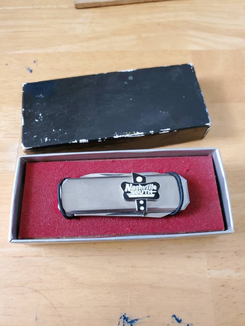 Nashville South Salesman Sample Knife Stainless Steel - Etsy