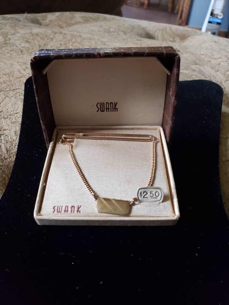 50's, Swank, Tie Bar, Original Box and Price, Men's, Gift, Retro - Etsy