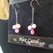 Alex Carol, Sterling Silver, Dangle, Pierced Earrings, Pearl and Pink ...