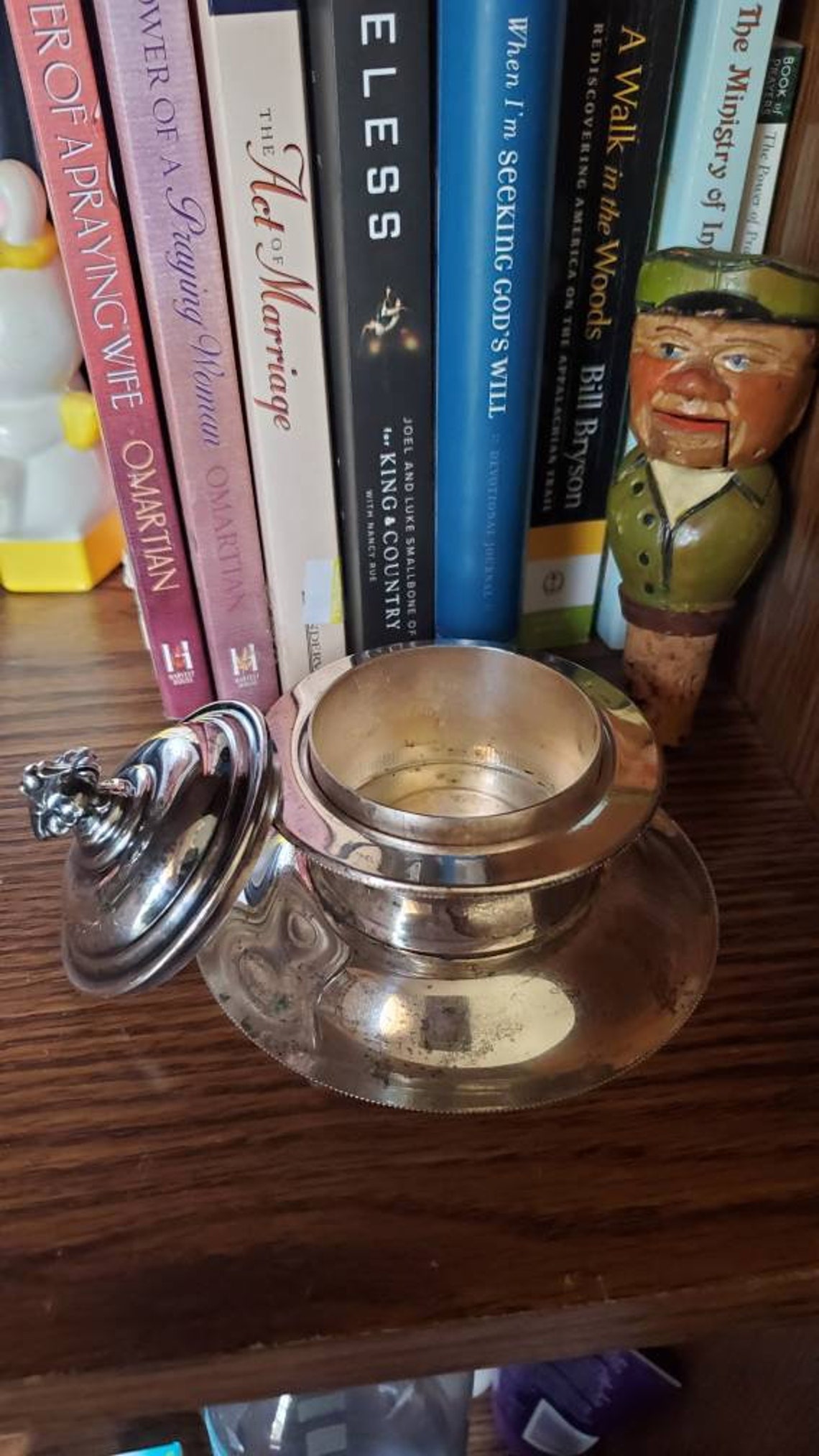 W.A. Silver Plate Inkwell Crown William Adams Vintage - Etsy