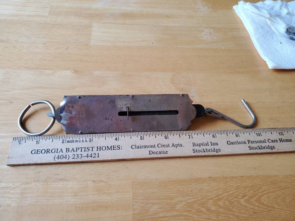 Utility USA Vintage Fishing Scale Fishing Fisher Gift | Etsy