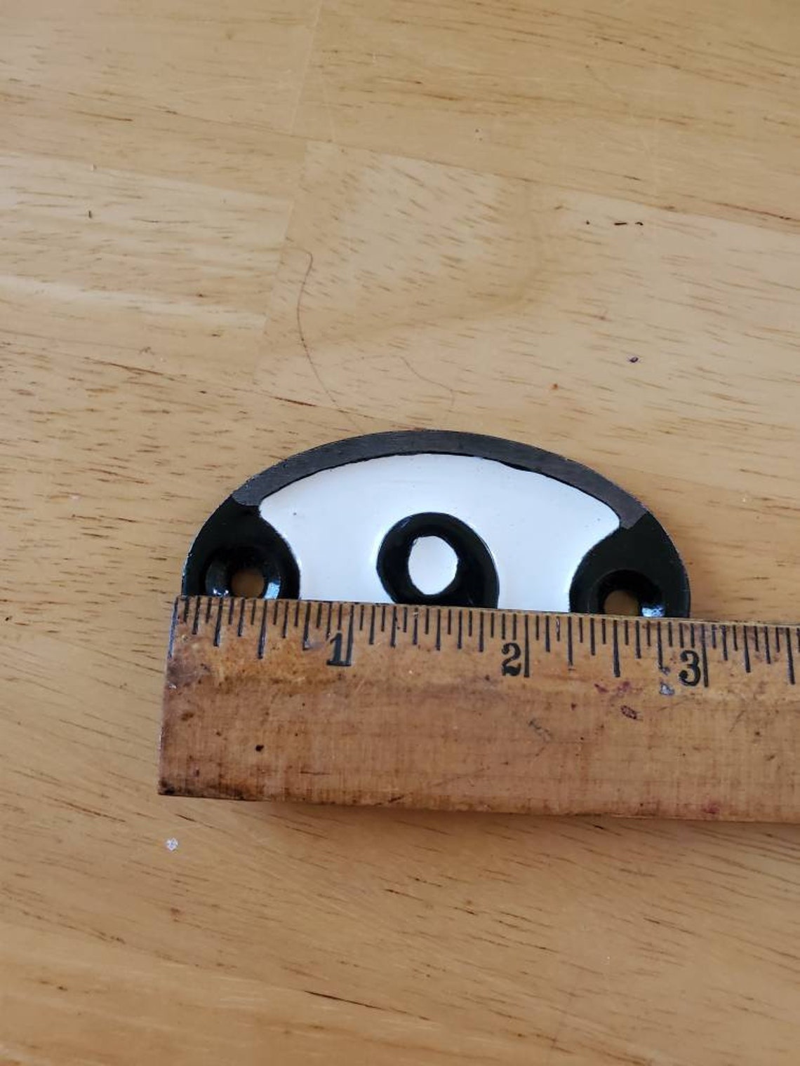 6/9 Enamel Door Number Sign Black White Vintage Retro - Etsy