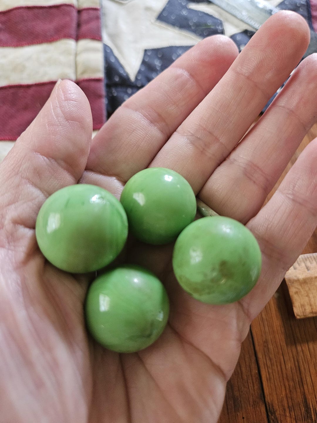 Jadeite, Jade, Shooter Marble, Vintage, Retro, Collectible, Gift, Green ...