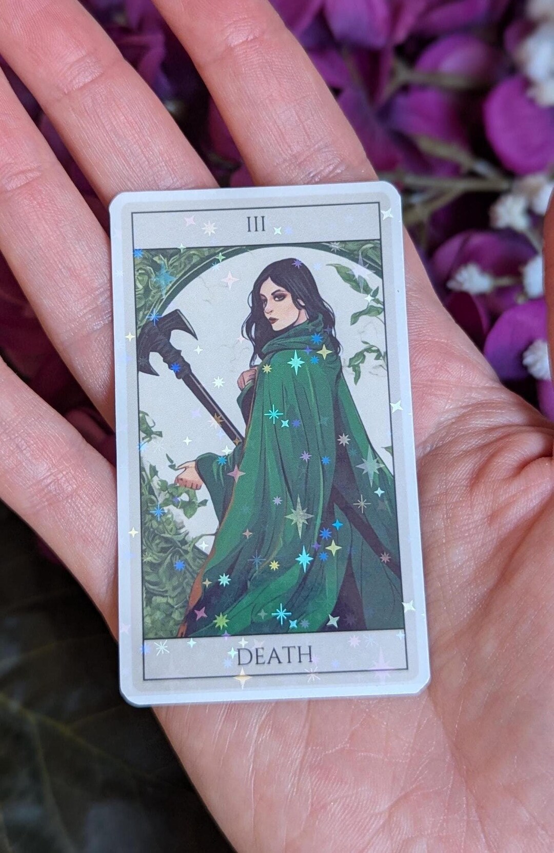 Rio Vidal Death Tarot Card Sticker | Agatha All Along 3in Waterproof ...