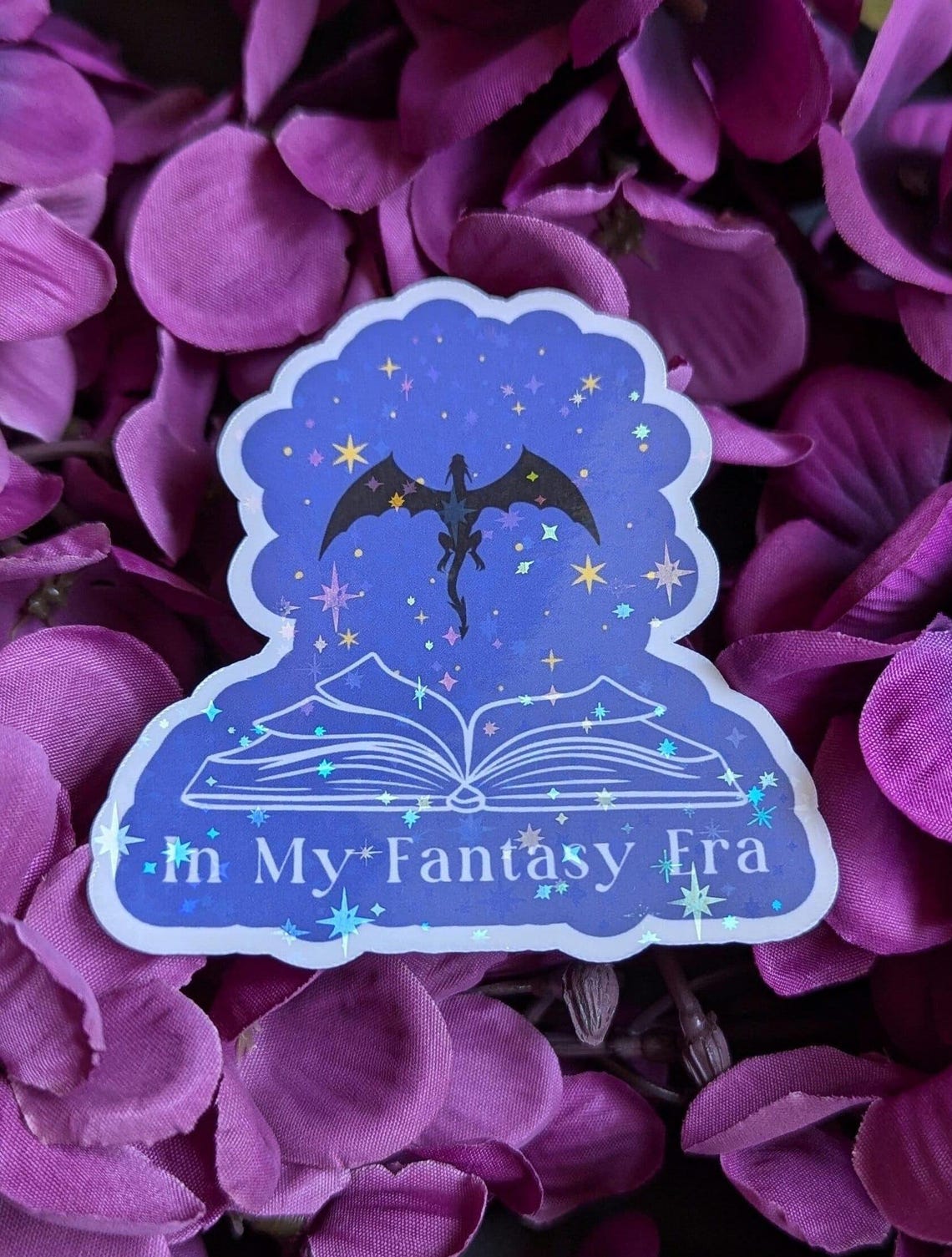 In My Fantasy Era Sticker | Bookish Sticker | Kindle Sticker | Dragon ...