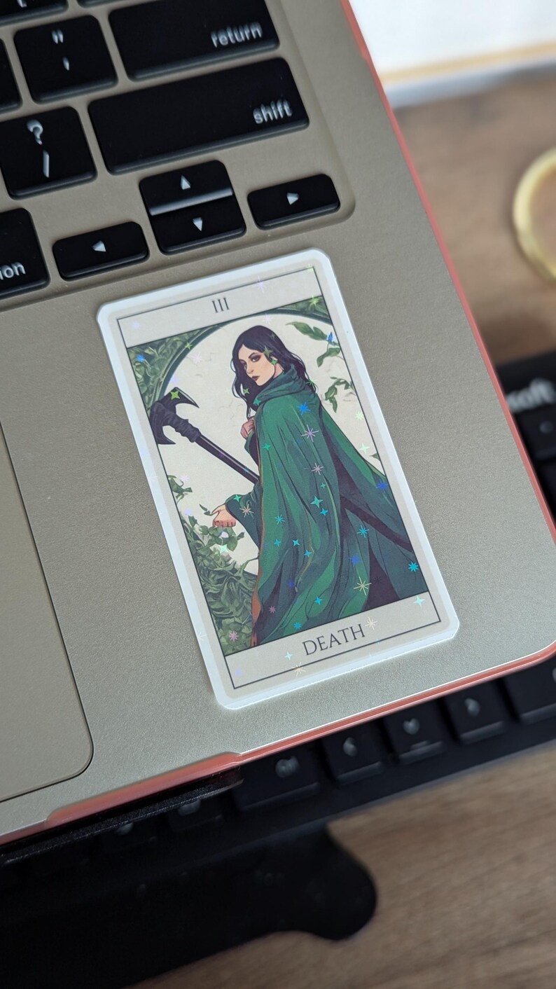 Rio Vidal Death Tarot Card Sticker | Agatha All Along 3in Waterproof ...