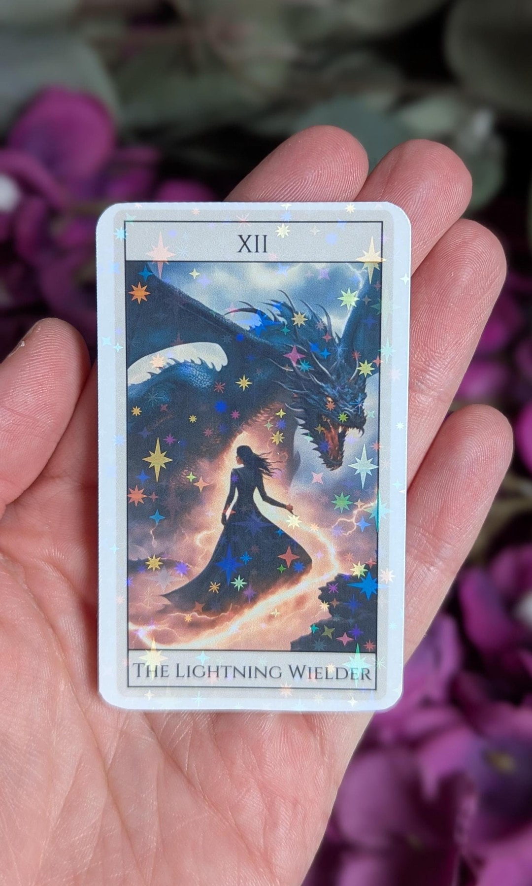 Fourth Wing Lightning Wielder Tarot Sticker| Bookish Gifts | Book Lover ...