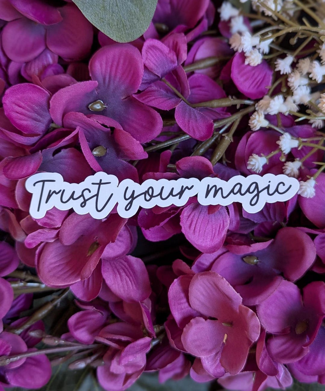 Trust Your Magic Minimalist Aesthetic Sticker for Laptop, Mirror, Water ...