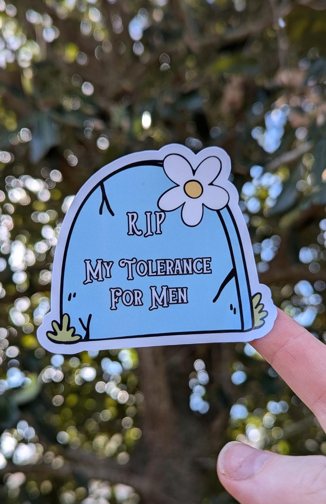 RIP My Tolerance for Men Sticker | Men Suck Sticker | Funny Feminist ...