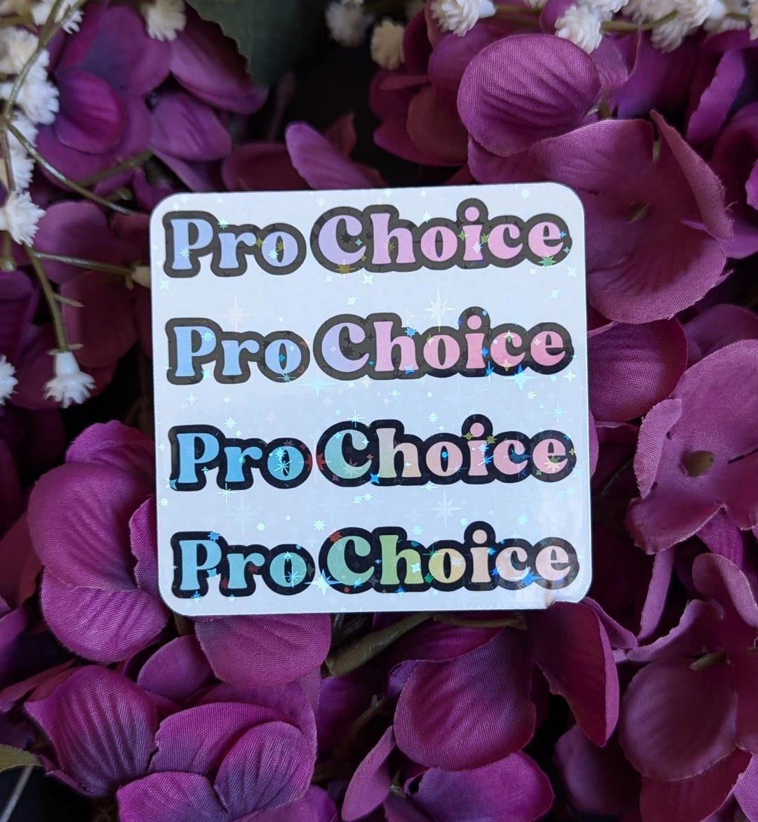 Pro Choice Waterproof Sticker Rainbow Pro Choice Sticker Women's Rights ...
