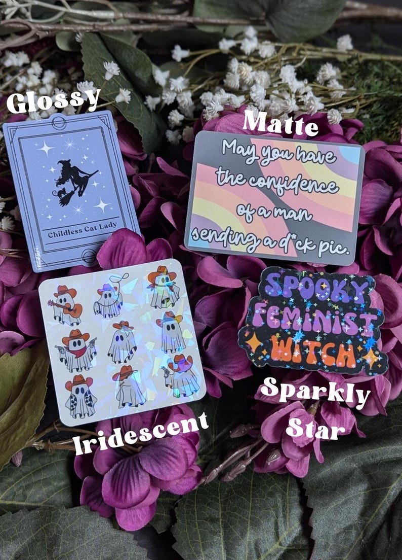 Wicked Tarot Card Sticker | Pink and Green Wicked Sticker | Vinyl ...