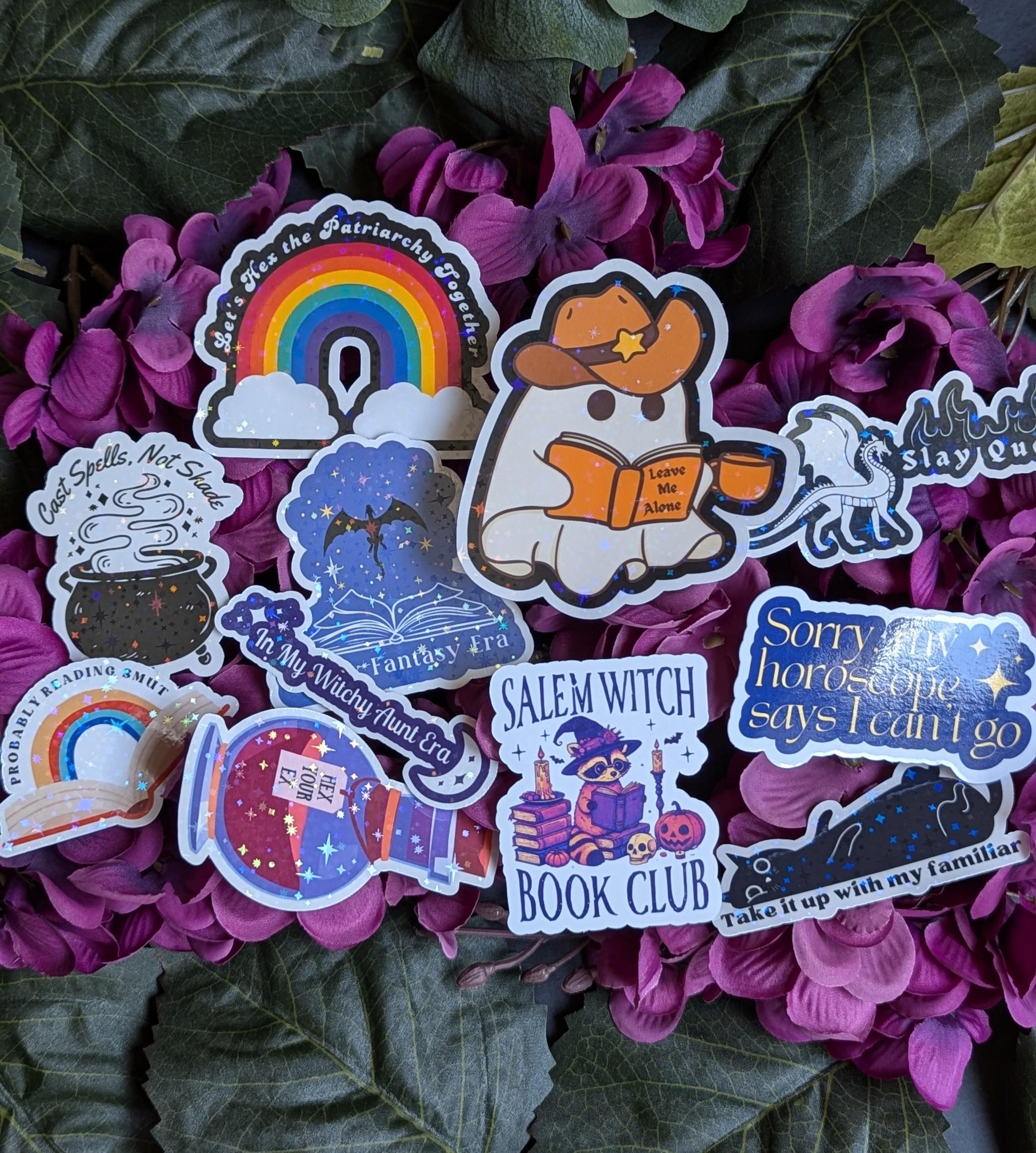 Bookish Sticker | High Fantasy Book Club Sticker | Waterproof Vinyl ...