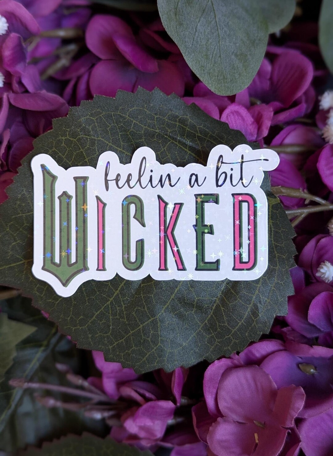 Waterproof Wicked Sticker | Wicked Vinyl Sticker | Witchy Sticker ...