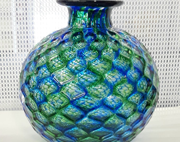 Handblown Glass Vase by Tazza Glass - Etsy