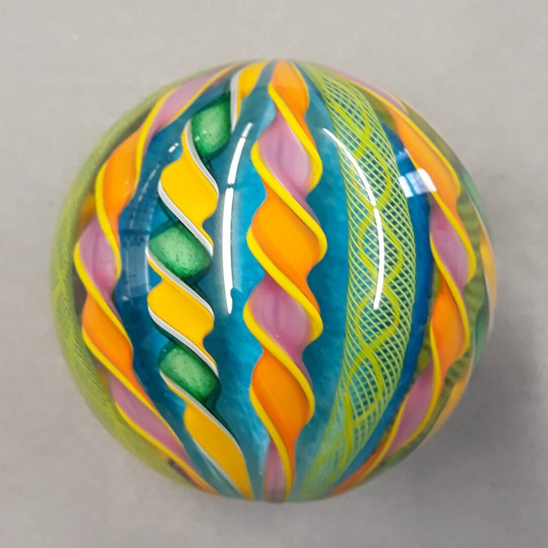 Large Handmade Glass Marble, Tazza Glass - Etsy