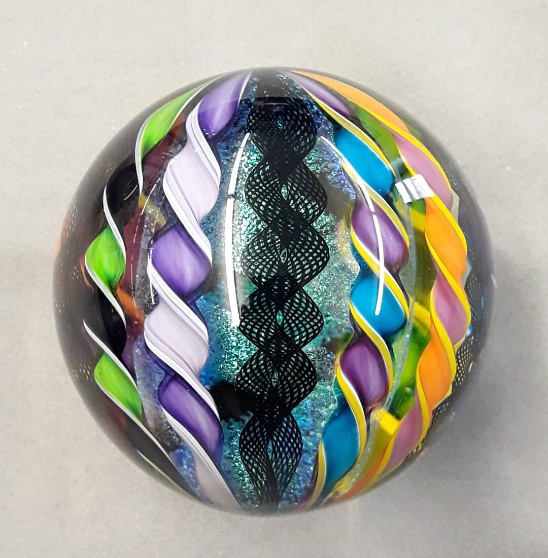 Large Handmade Glass Marble, Tazza Glass - Etsy