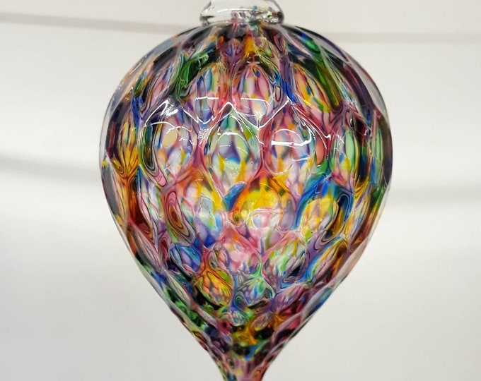 Handblown Glass Ornament by Tazza Glass - Etsy