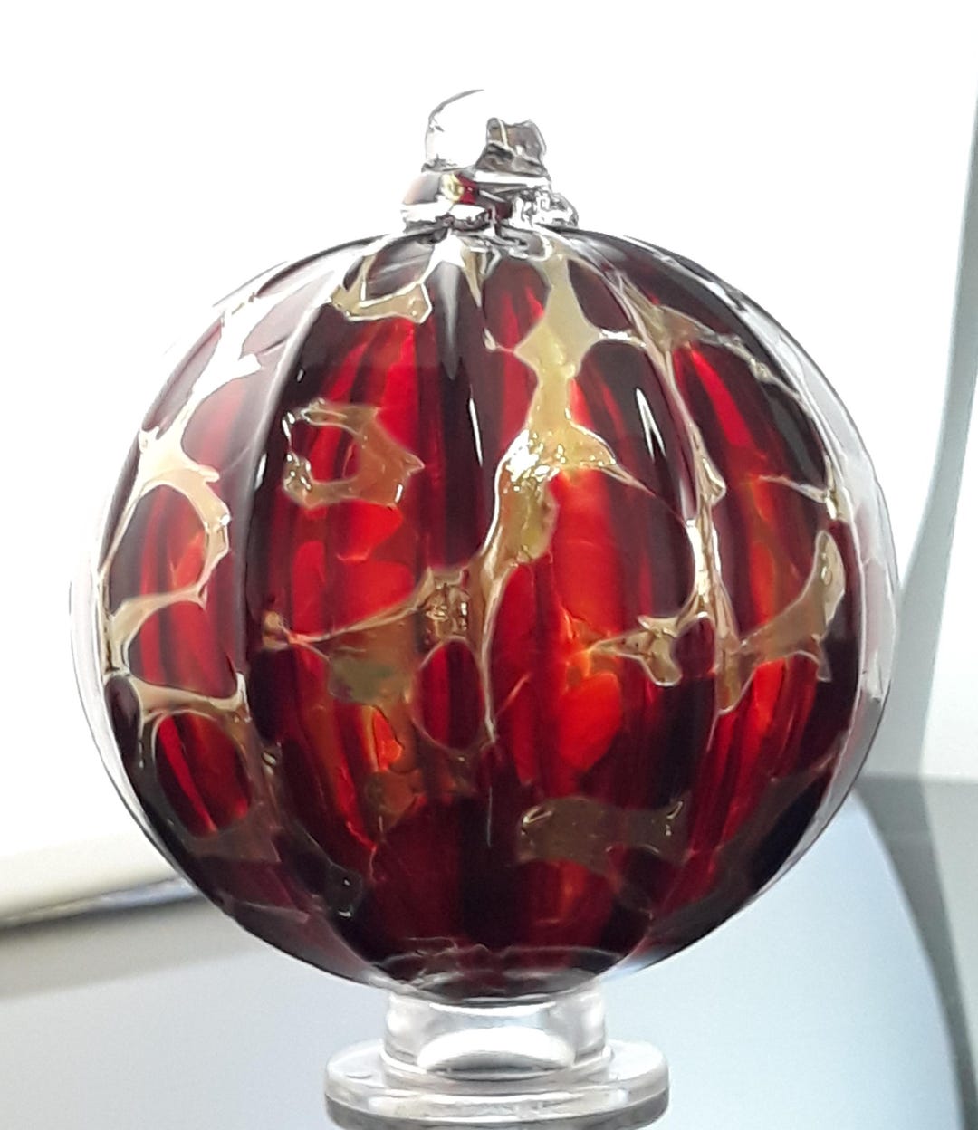 Handblown Glass Ornament by Tazza Glass - Etsy