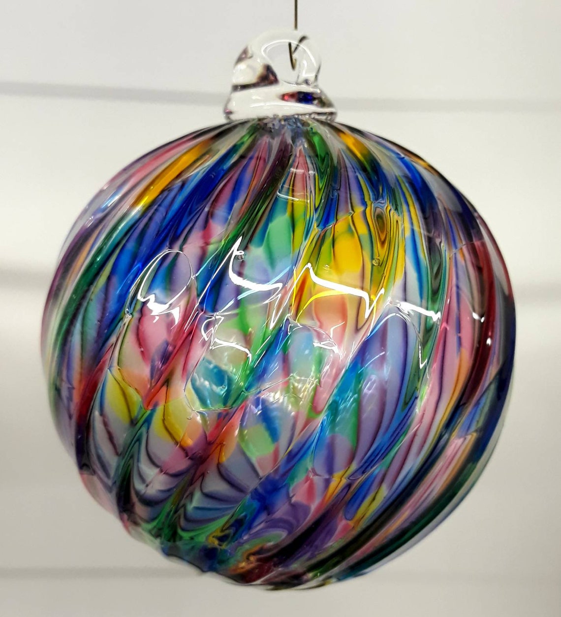Handblown Glass Ornament | Etsy
