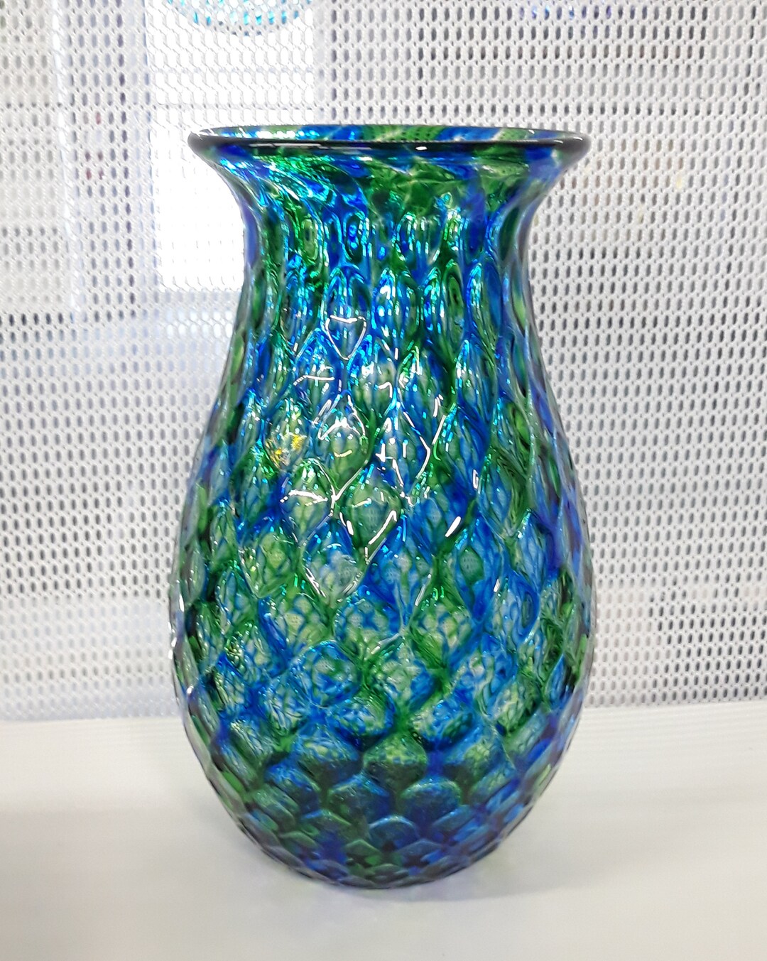 Handblown Glass Vase by Tazza Glass - Etsy