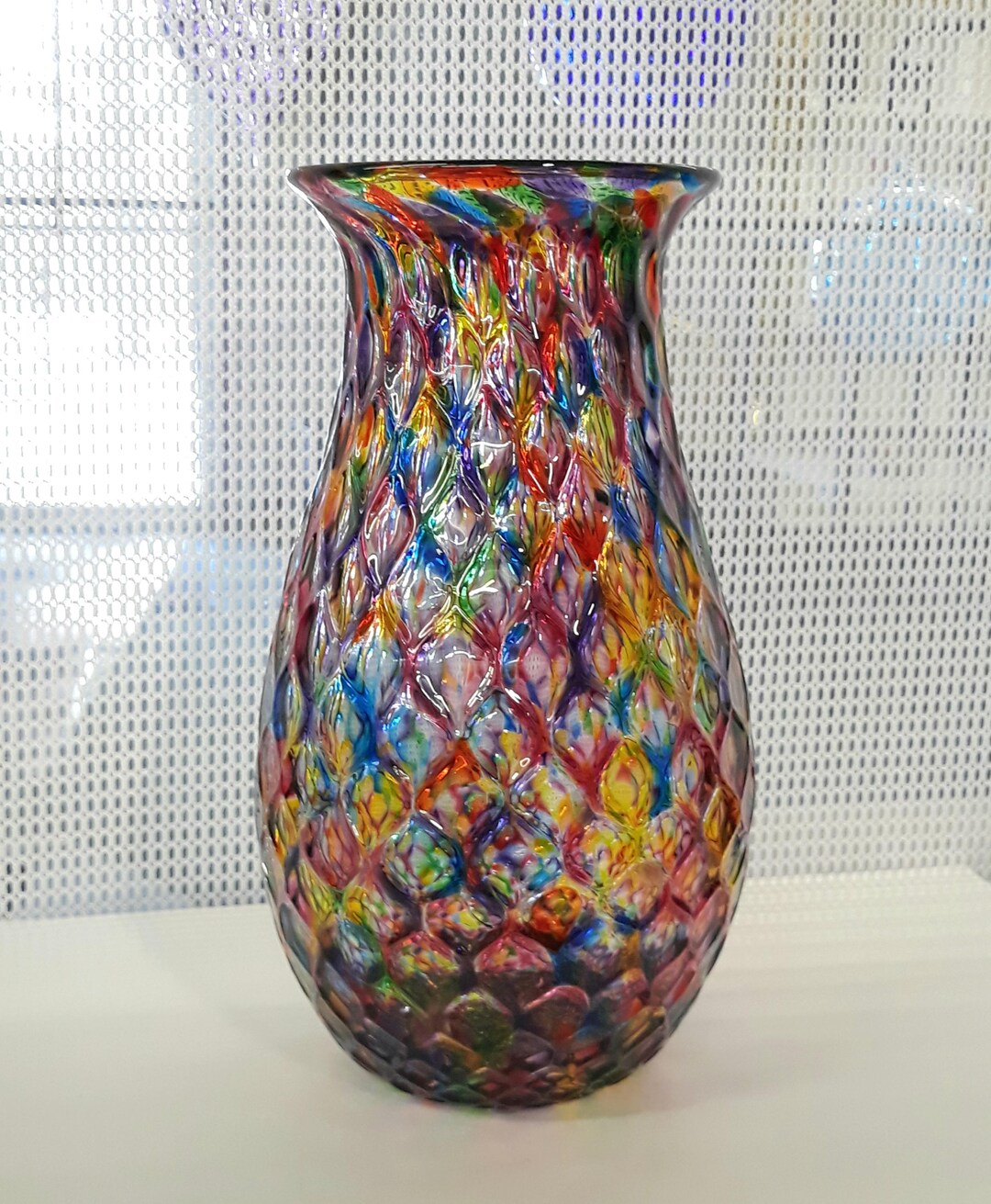 Handblown Glass Vase by Tazza Glass - Etsy