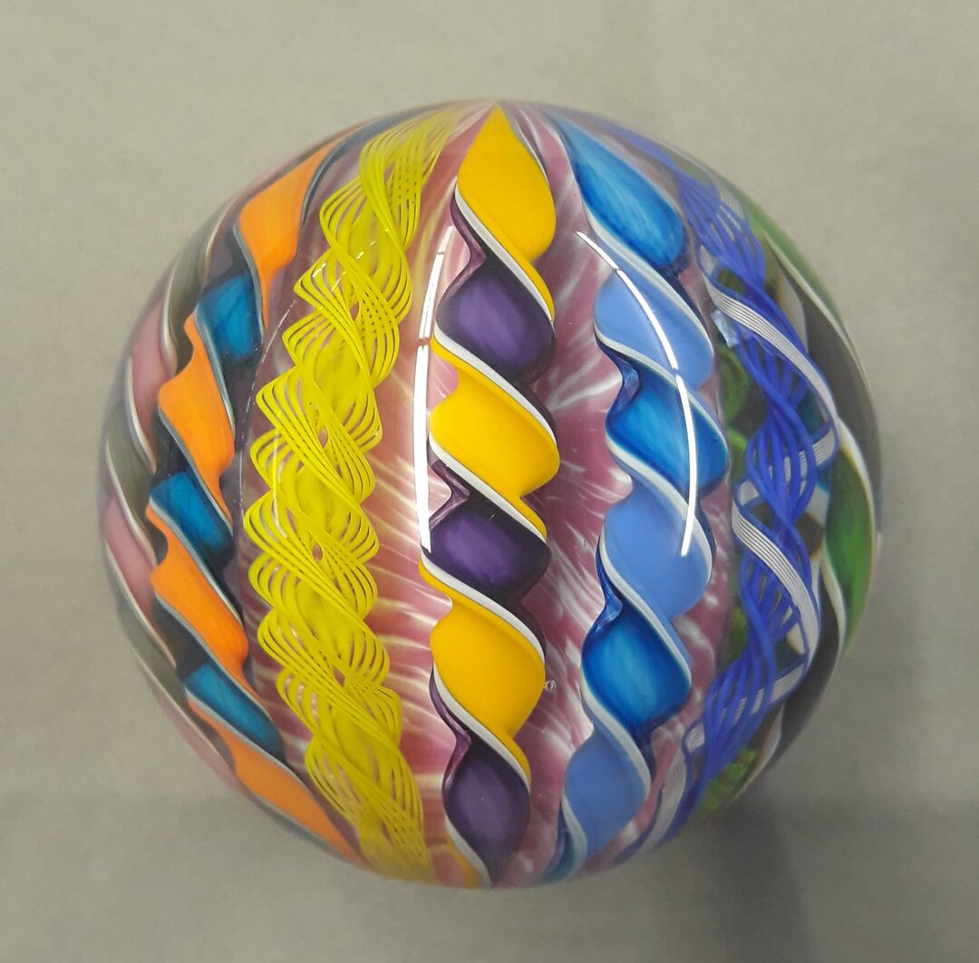 Large Handmade Glass Marble, Tazza Glass - Etsy