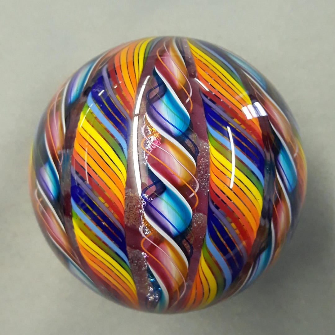 Large Handmade Glass Marble, Tazza Glass - Etsy