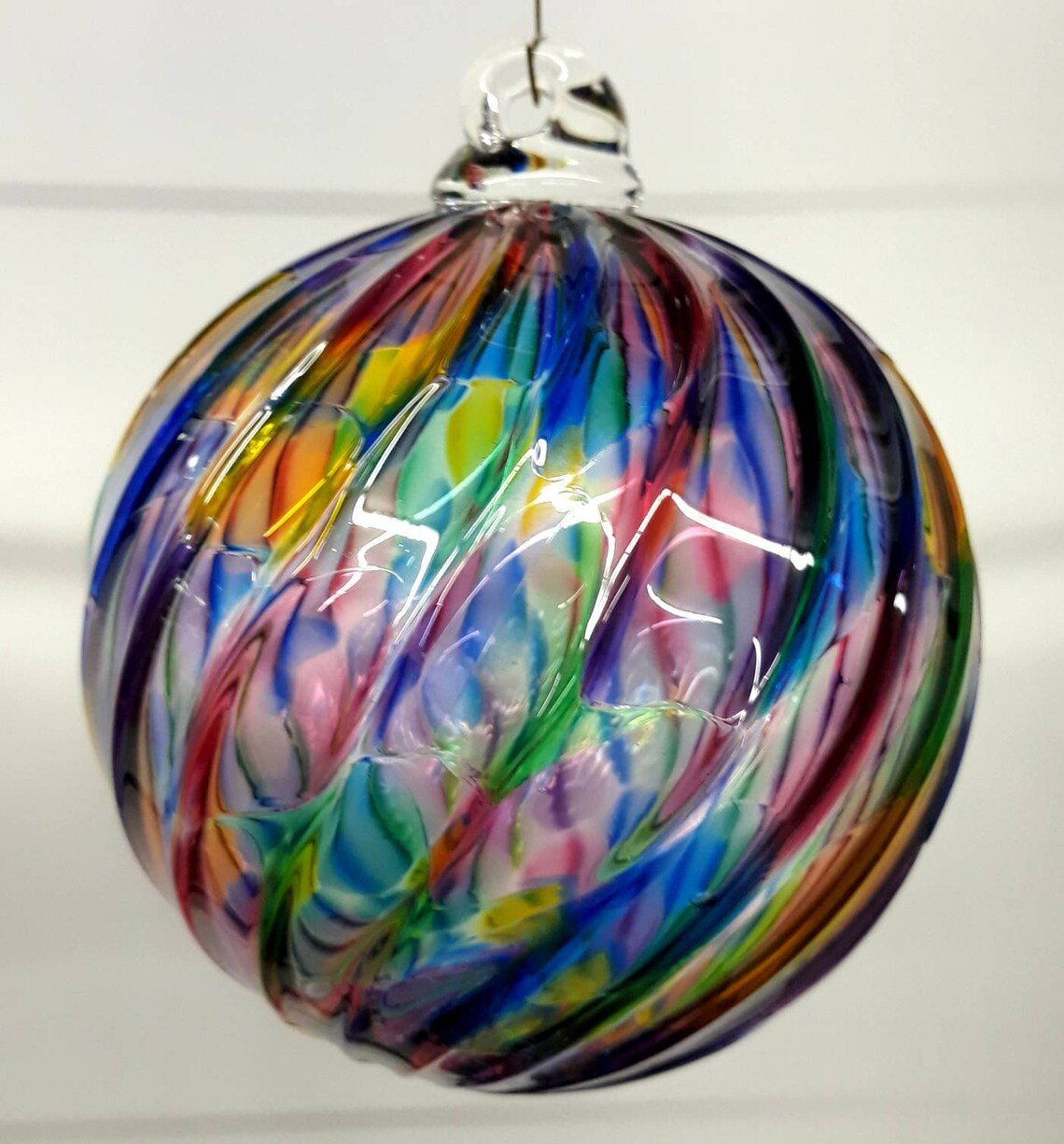 Handblown Glass Ornament - Etsy