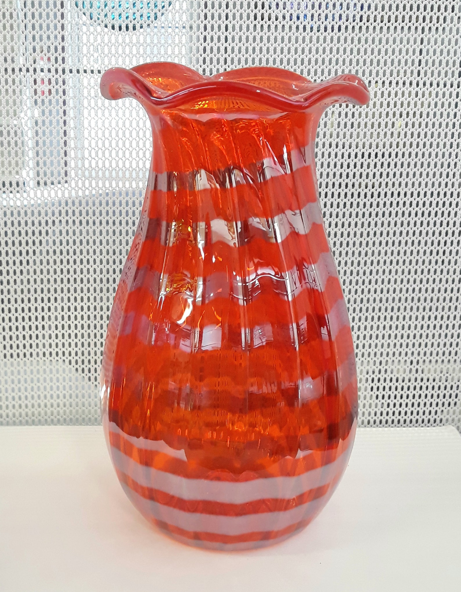 Handblown Glass Vase by Tazza Glass - Etsy
