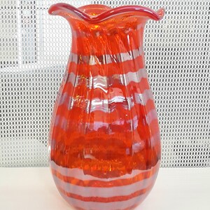 Handblown Glass Vase by Tazza Glass - Etsy