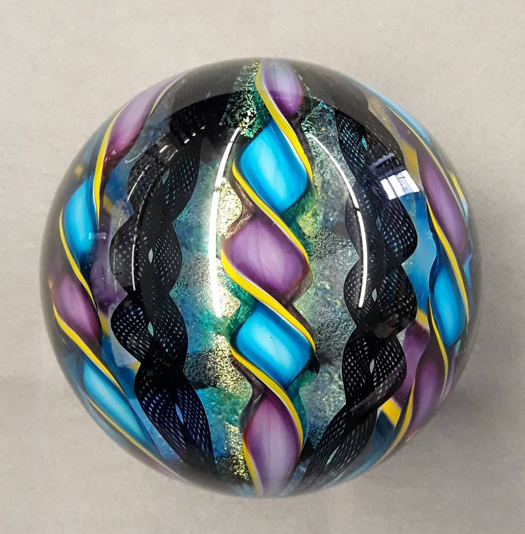 Large Handmade Glass Marble, Tazza Glass - Etsy