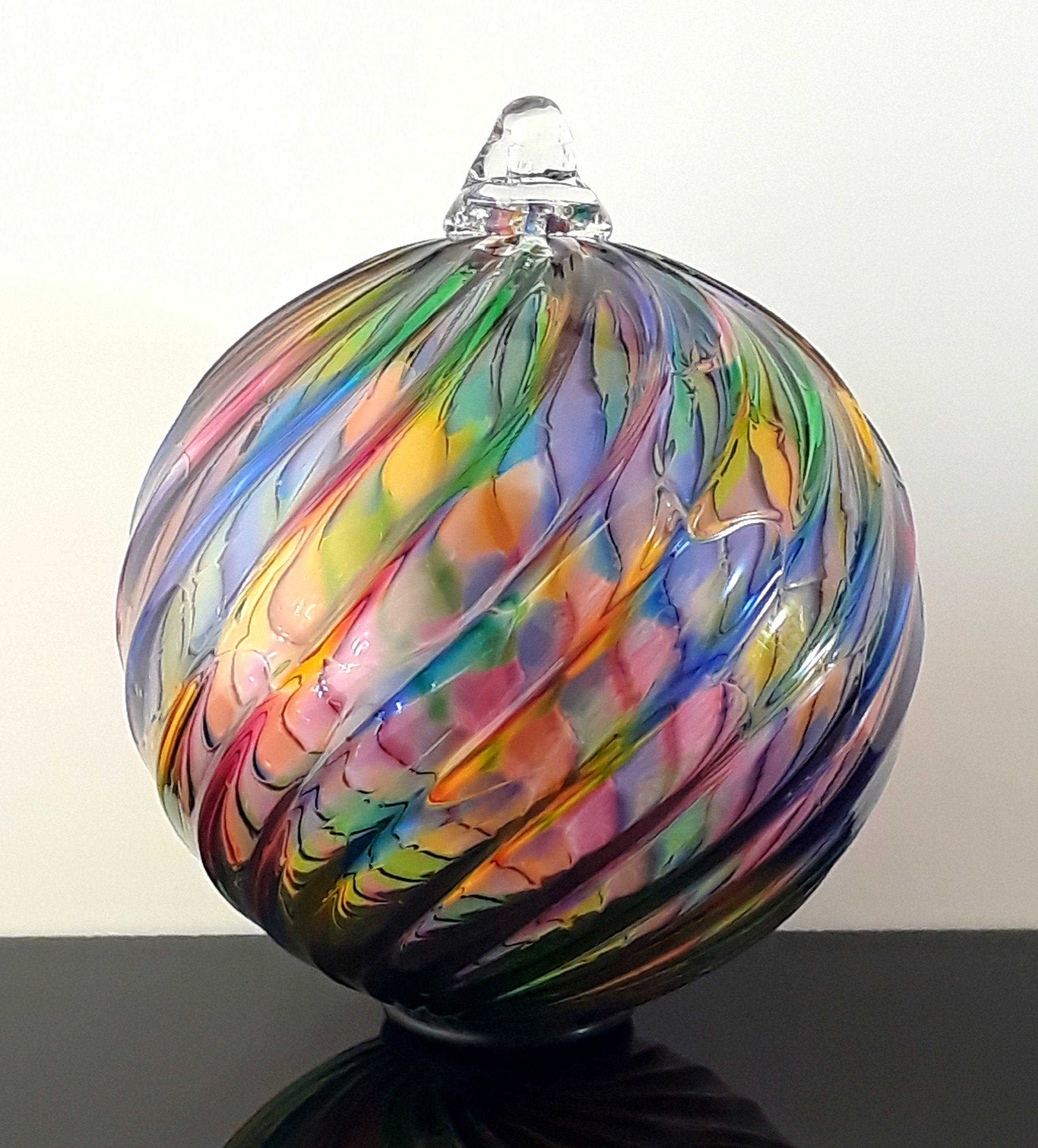 Handblown Glass Ornament - Etsy