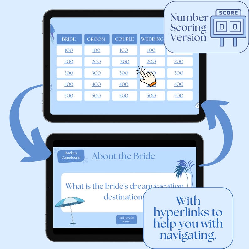 Bachelorette Last Toast on the Coast Jeopardy Game Template Beach ...