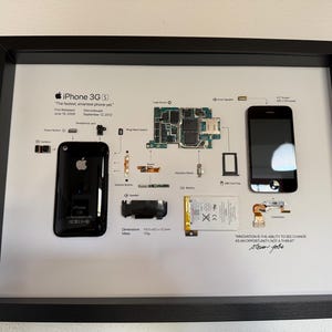 IPhone 3gs Teardown Art - Digital Template - Apple - iPhone - Framed ...