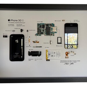IPhone 3gs Teardown Art - Digital Template - Apple - iPhone - Framed ...
