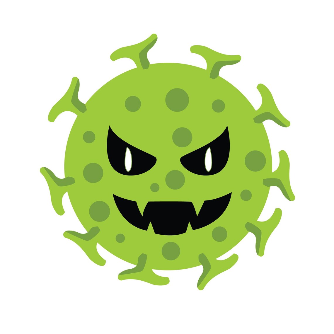 Digital Prints, Sticker, Digital Stickers, Germ, Virus, Art, Digital ...