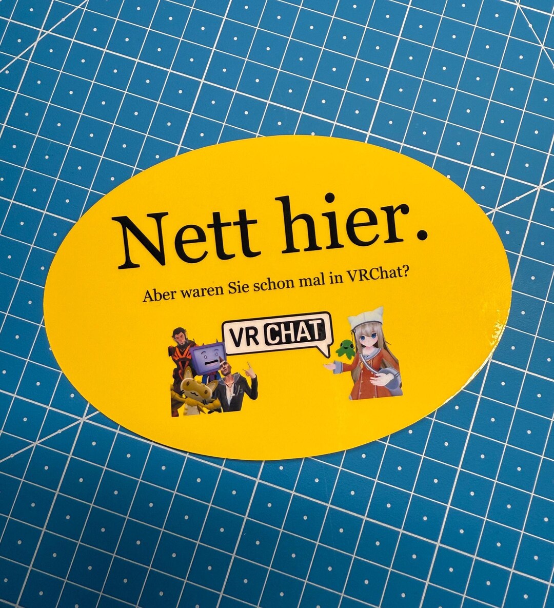 Nice Here. Vrchat Sticker - Etsy