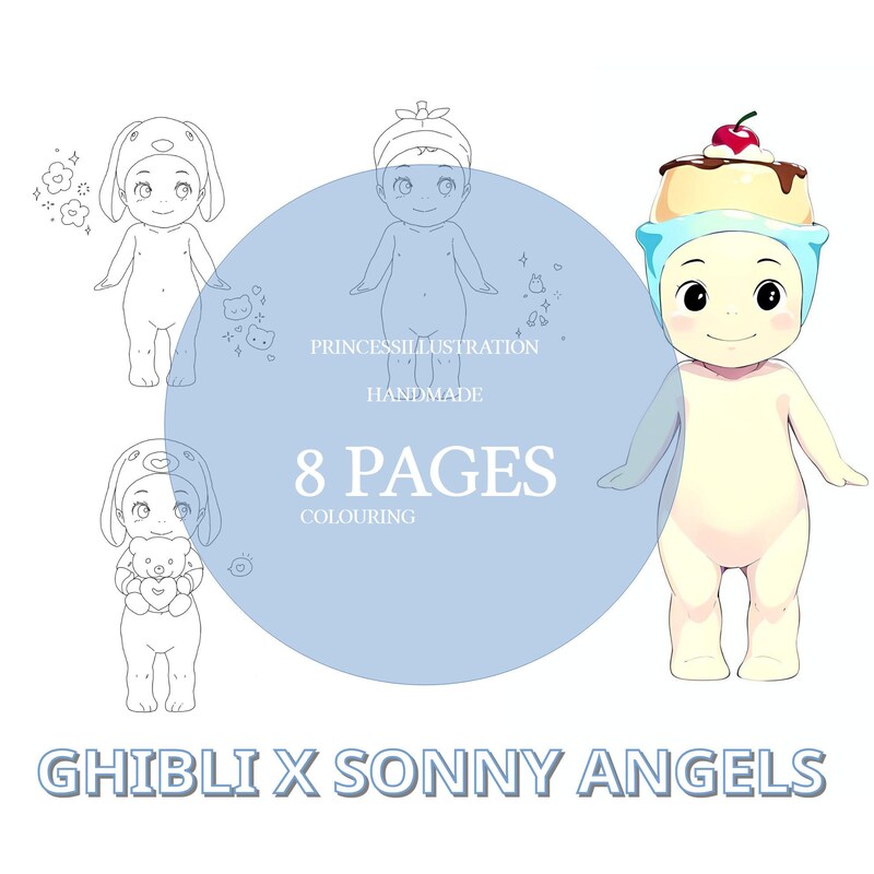 Sonny Angel Coloring Pages - Etsy