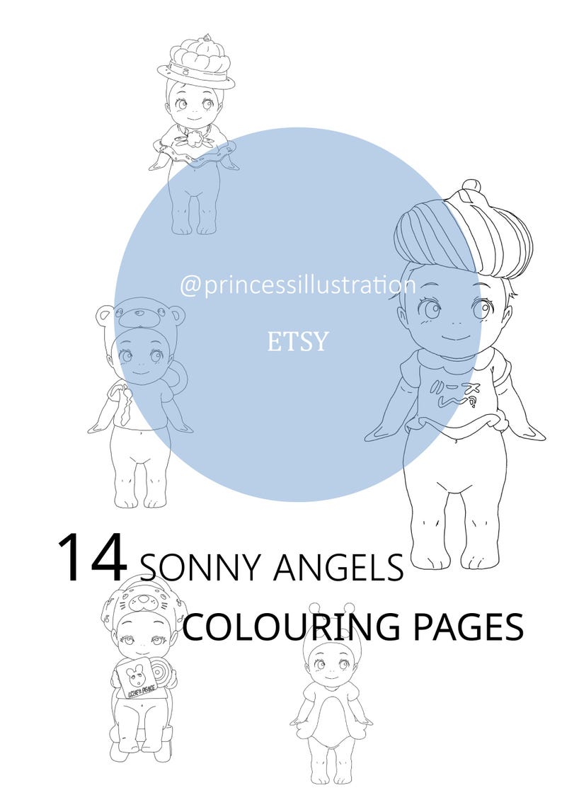 14 Adorable Sonny Angels Coloring Pages: Dive into a World of Colors ...